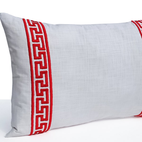Greek Key Pillow - Etsy