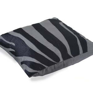 Embroidered Zebra Throw Pillow Cover - Etsy