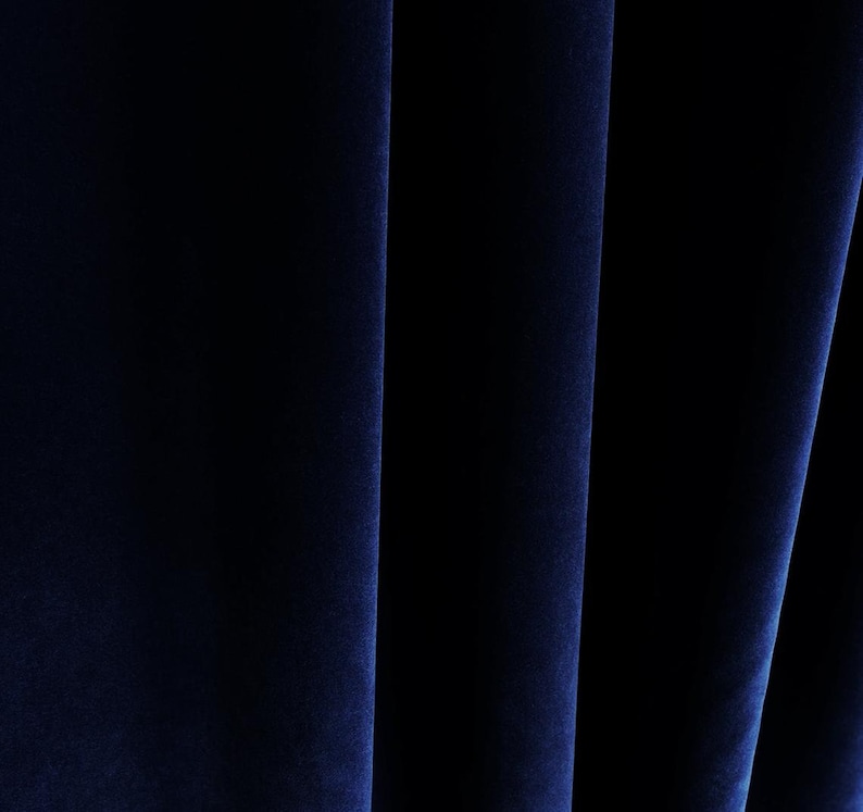 Cotton Velvet Duvet Cover Set Navy Blue Cotton Velvet - Etsy