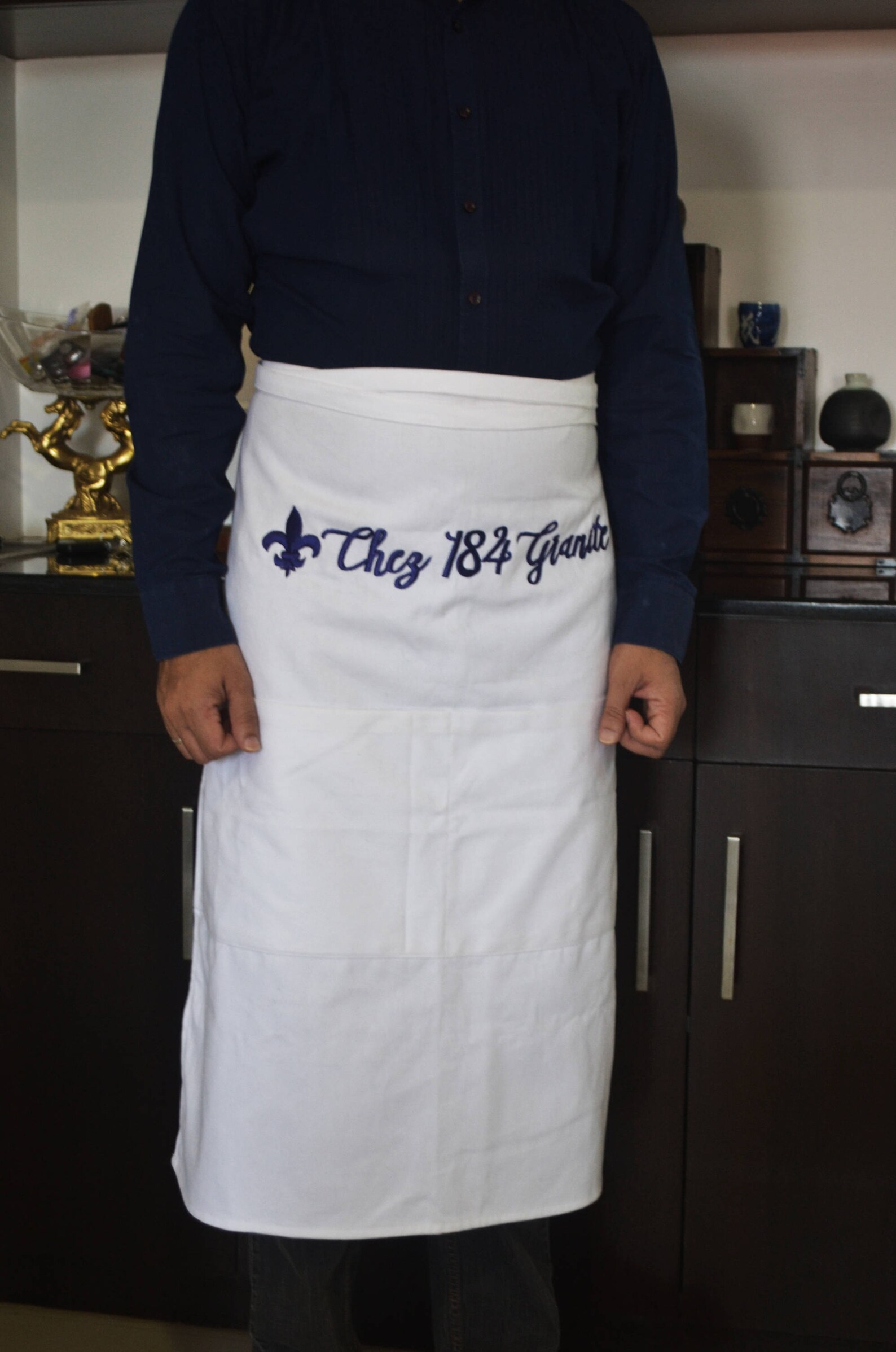 Bistro Apron, Half Apron, Custom Aprons, Waist Apron, Personalized ...