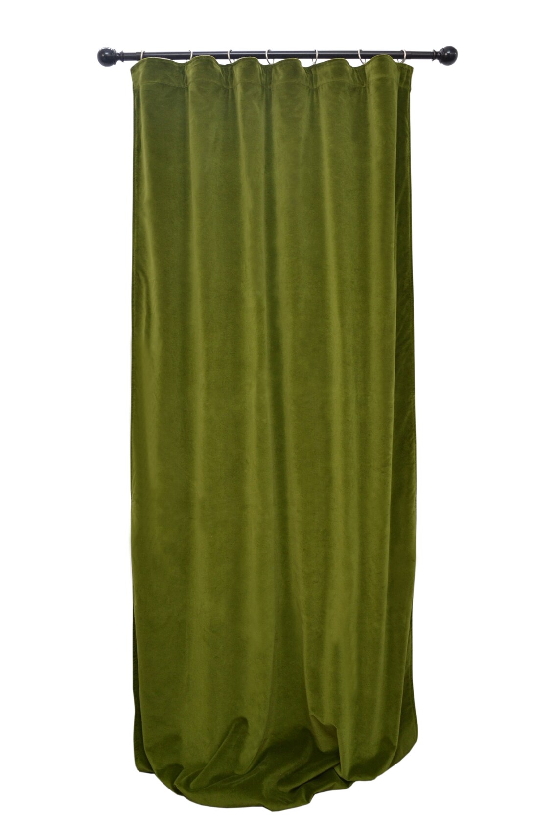Velvet Curtain With Wool Felt Backing Velvet Thermal Drapes - Etsy