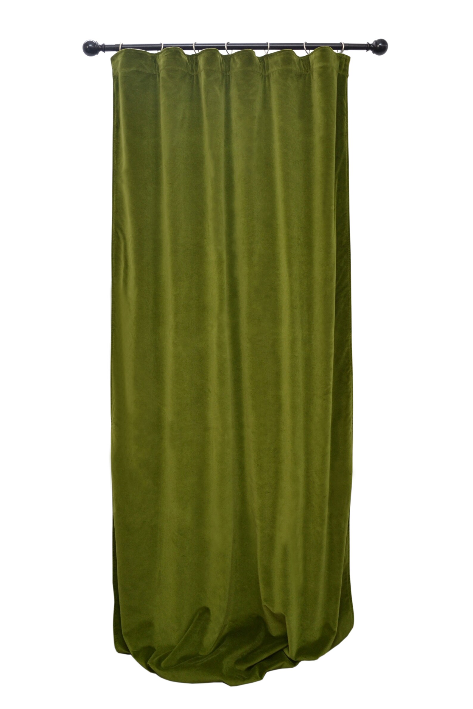 Velvet Curtain With Wool Felt Backing Velvet Thermal Drapes - Etsy