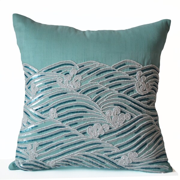 Waves Pillow - Etsy