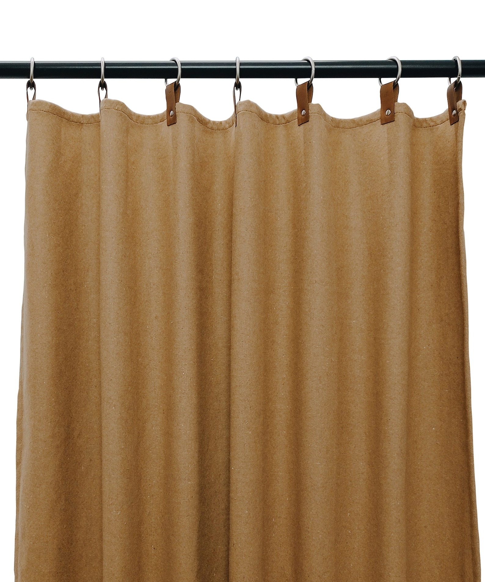 Wool Felt Curtains Beige Tan Felt Curtain Panel Custom Window - Etsy