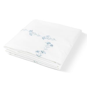 Embroidered Floral Duvet Cover Set, 400TC 100% Cotton Bedding, US UK AU ...