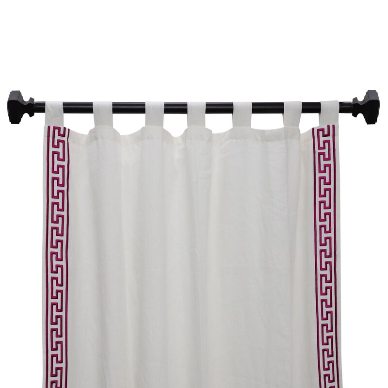 Greek Key Curtains - Etsy