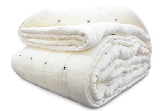 Ivory Linen Quilt Handmade Linen Quilt Linen Quilt King - Etsy