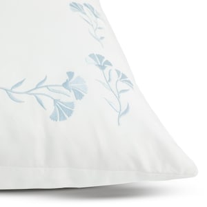Embroidered Floral Duvet Cover Set, 400TC 100% Cotton Bedding, US UK AU ...