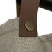 Herringbone Wool Curtains With Brass Snap Buttons, Custom Made Curtains ...
