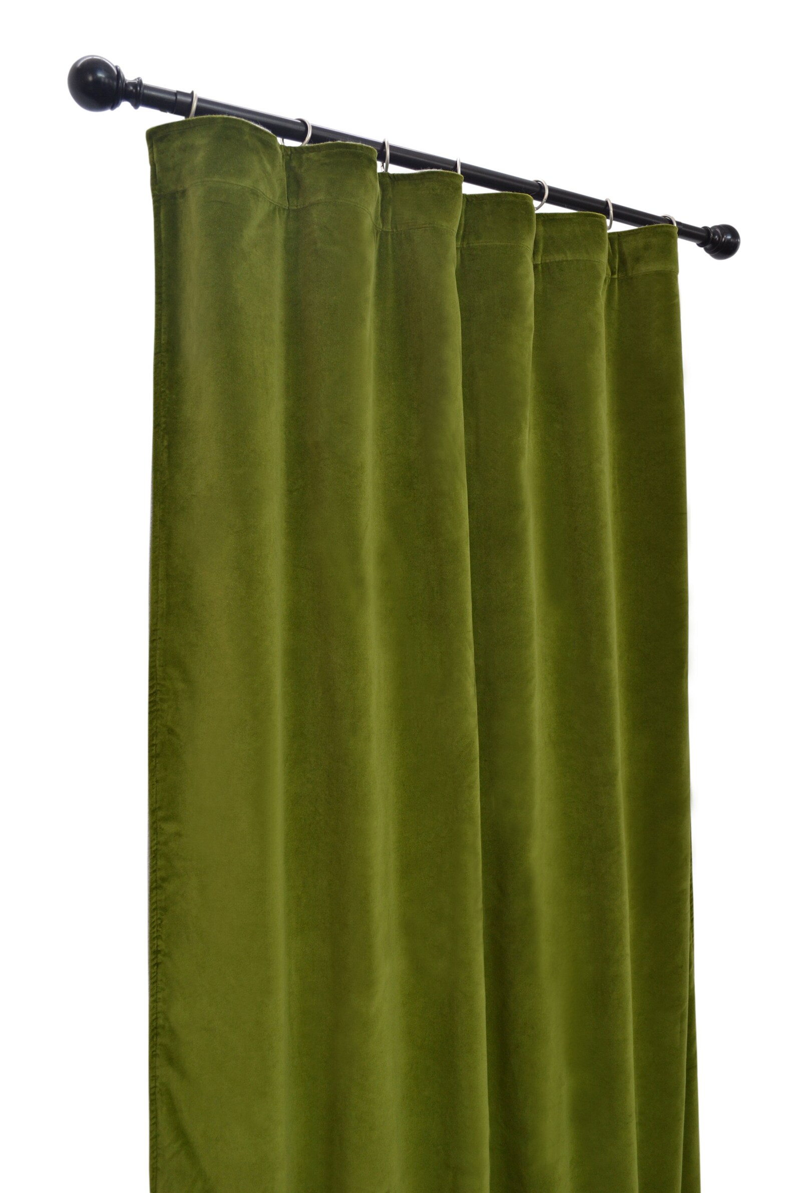 Velvet Curtain With Wool Felt Backing Velvet Thermal Drapes - Etsy