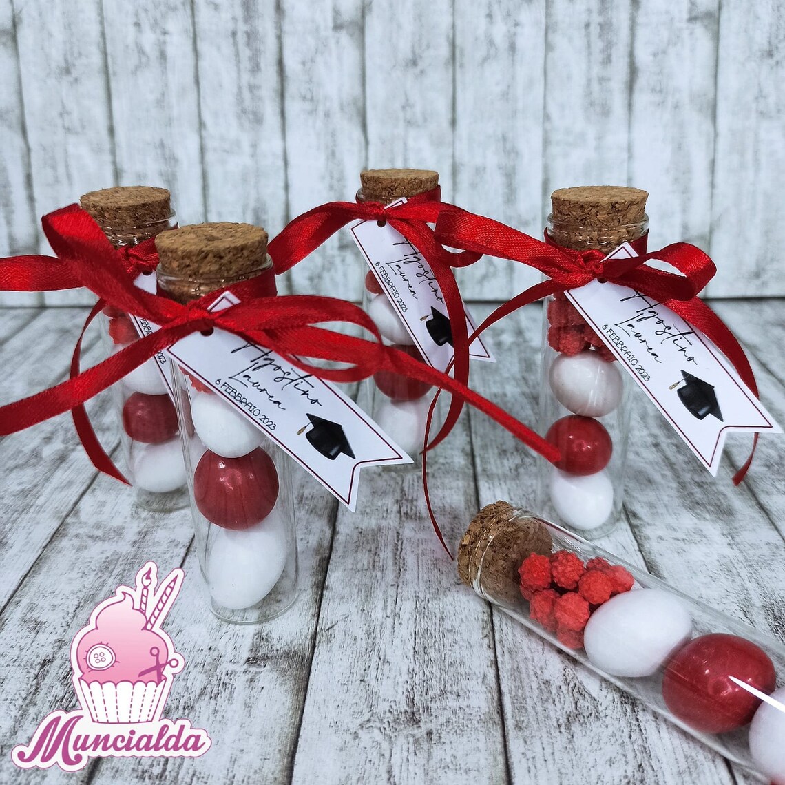 Graduation Tube Favors Tube Favors Candy Glass Jar - Etsy
