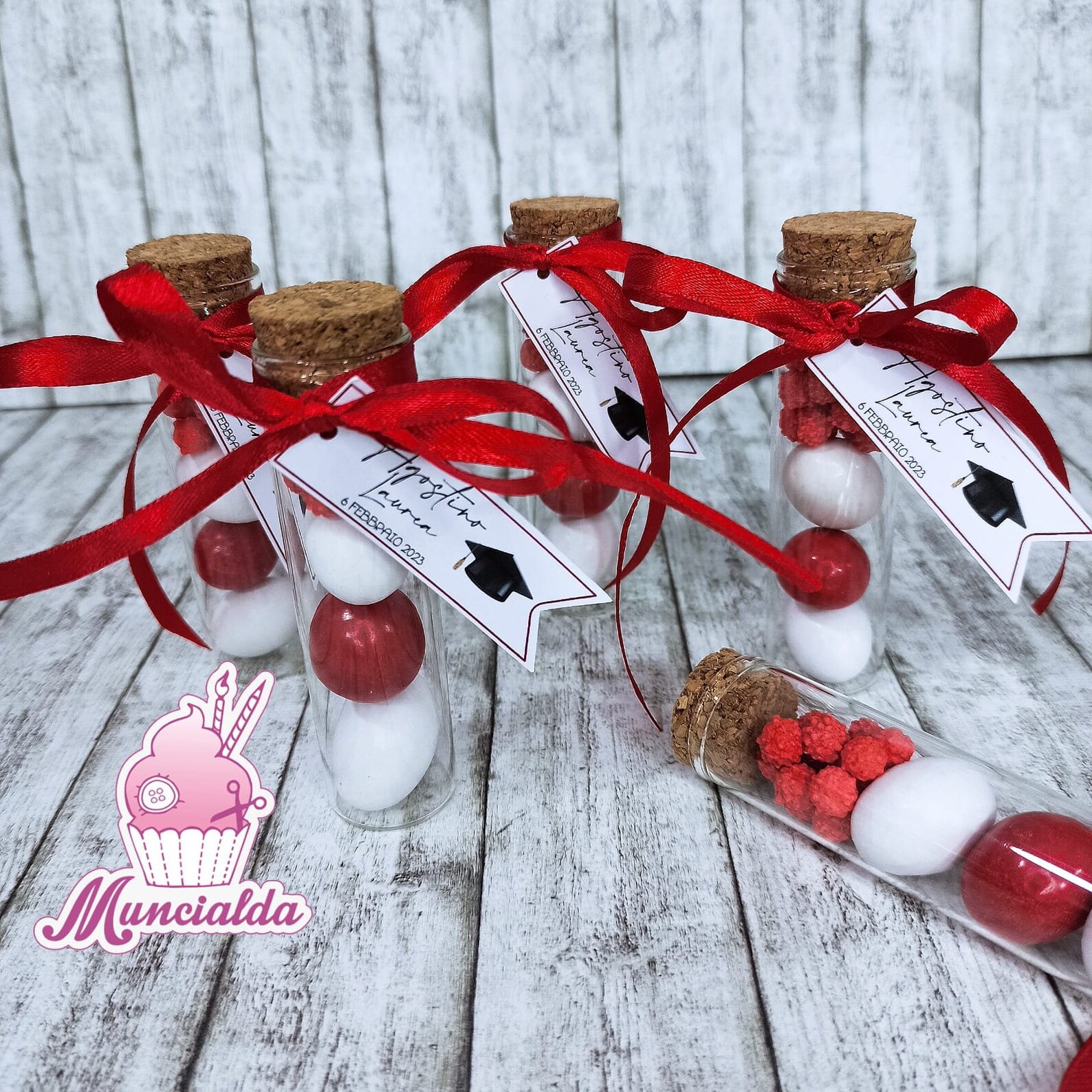 Graduation Tube Favors Tube Favors Candy Glass Jar - Etsy