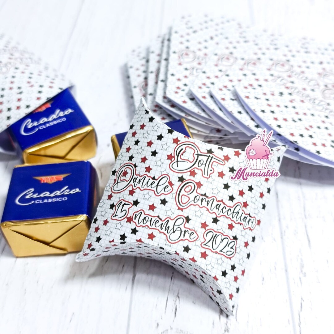 Graduation Chocolate Boxes, Confetti Boxes, Personalized Cremini ...