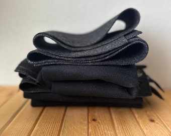 Neutral Wool Pendleton Fabric Remnants, Wool Fabric Scrap Pack, Wool ...