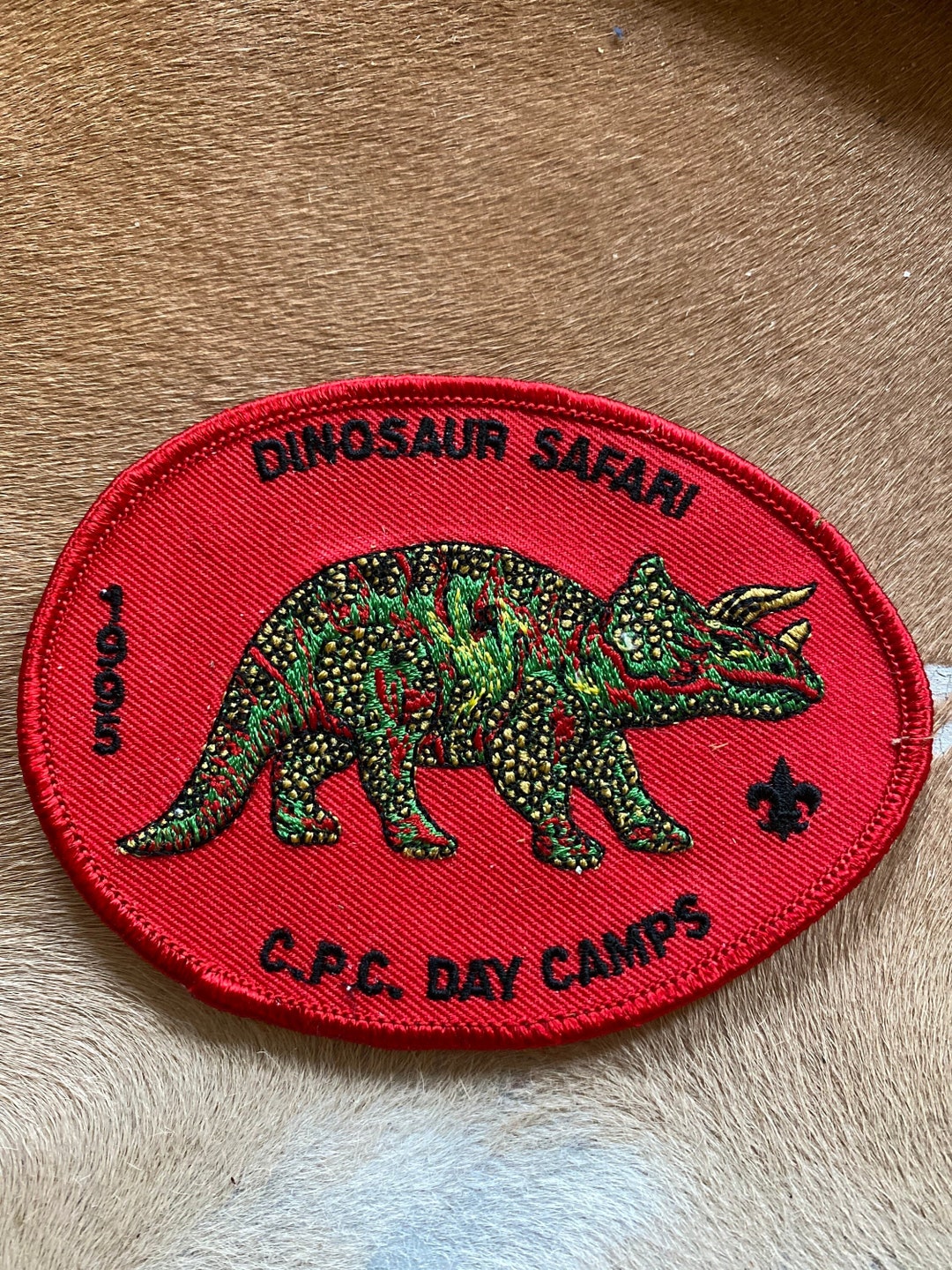 Vintage 1990s Boy Scouts Dinosaur Safari Merit Patch - Etsy