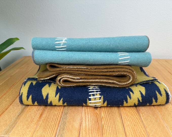 Pendleton Wool Variety Fabric Remnants, One Pound of Wool Fabric Scrap ...