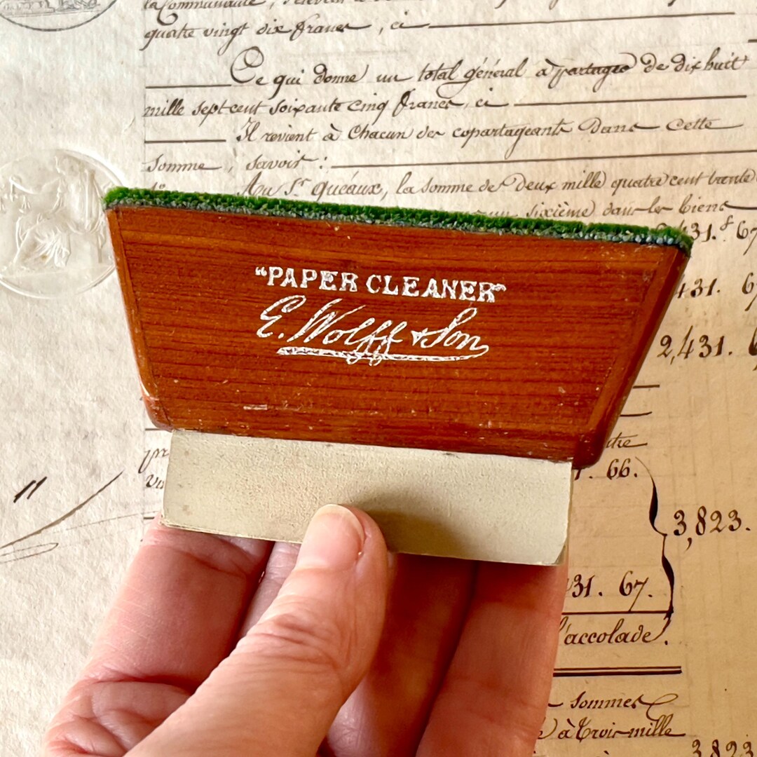 Antique Paper Cleaner/eraser - E. Wolff & Son - Victorian 1800's. - Etsy