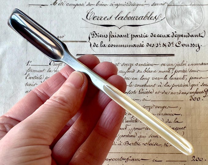 Rare Antique Carved Bone-marrow Spoon/scoop - Horn/antler - Victorian ...