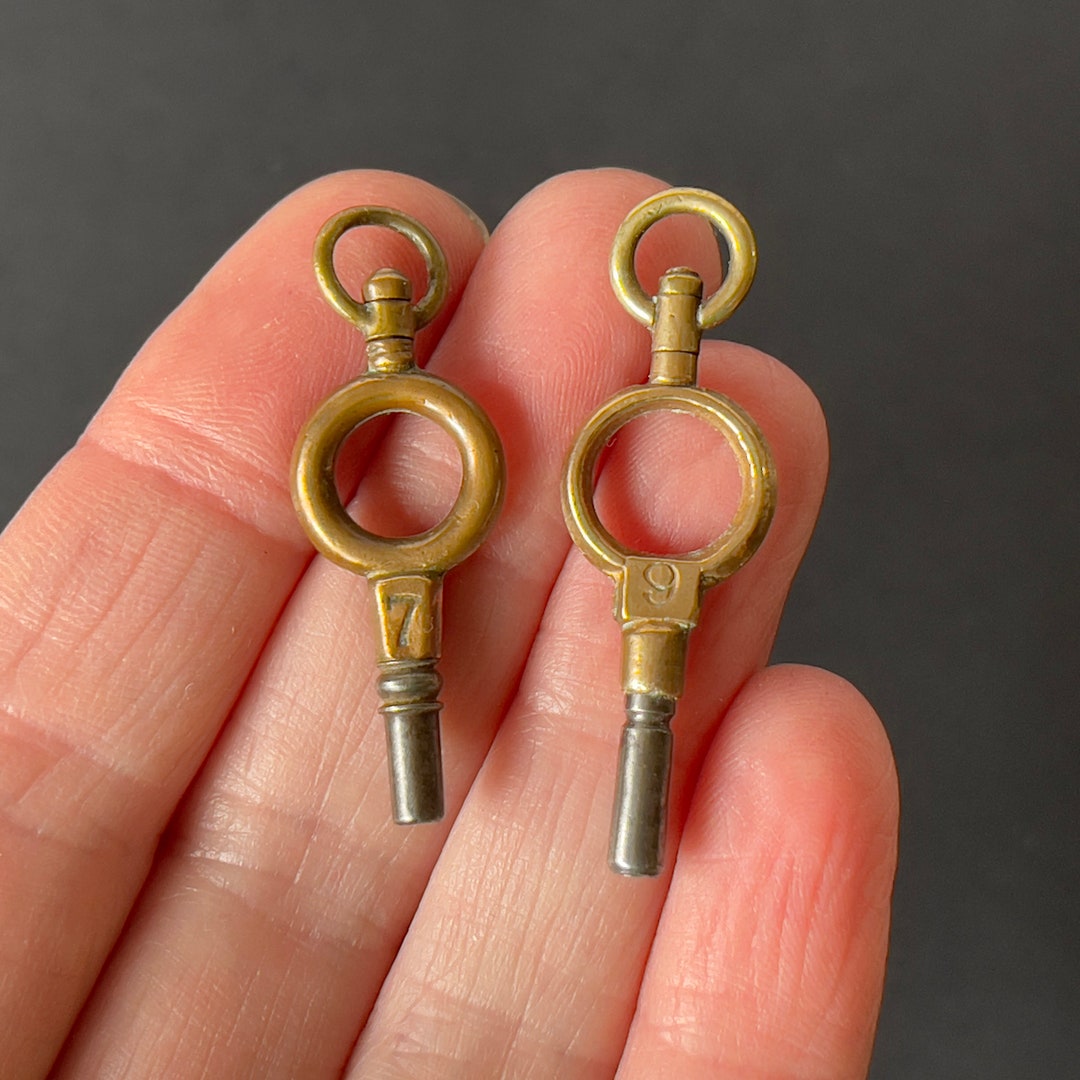 Antique/vintage Pocket Watch Keys /watch Keys/fob Keys X 2 Swivel ...
