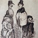 Antique Regency Era Pen & Ink Drawing/caricature Scrap Book Page Circa ...