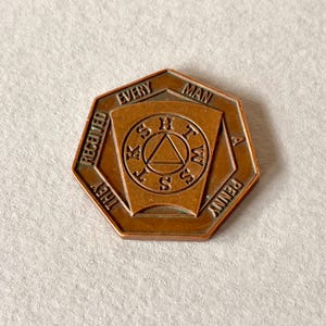 Vintage Masonic/freemasons Coin/token 'lodge St David No.78' 'they ...