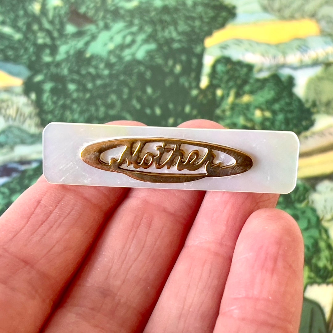 Vintage 'mother' Pin/brooch Mother of Pearl Shell Circa 1940's-1950's ...