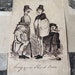 Antique Regency Era Pen & Ink Drawing/caricature Scrap Book Page Circa ...