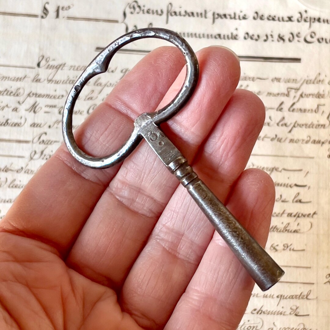 Antique/vintage Clock Key/winding Key Steel Clock Key 1800's. - Etsy