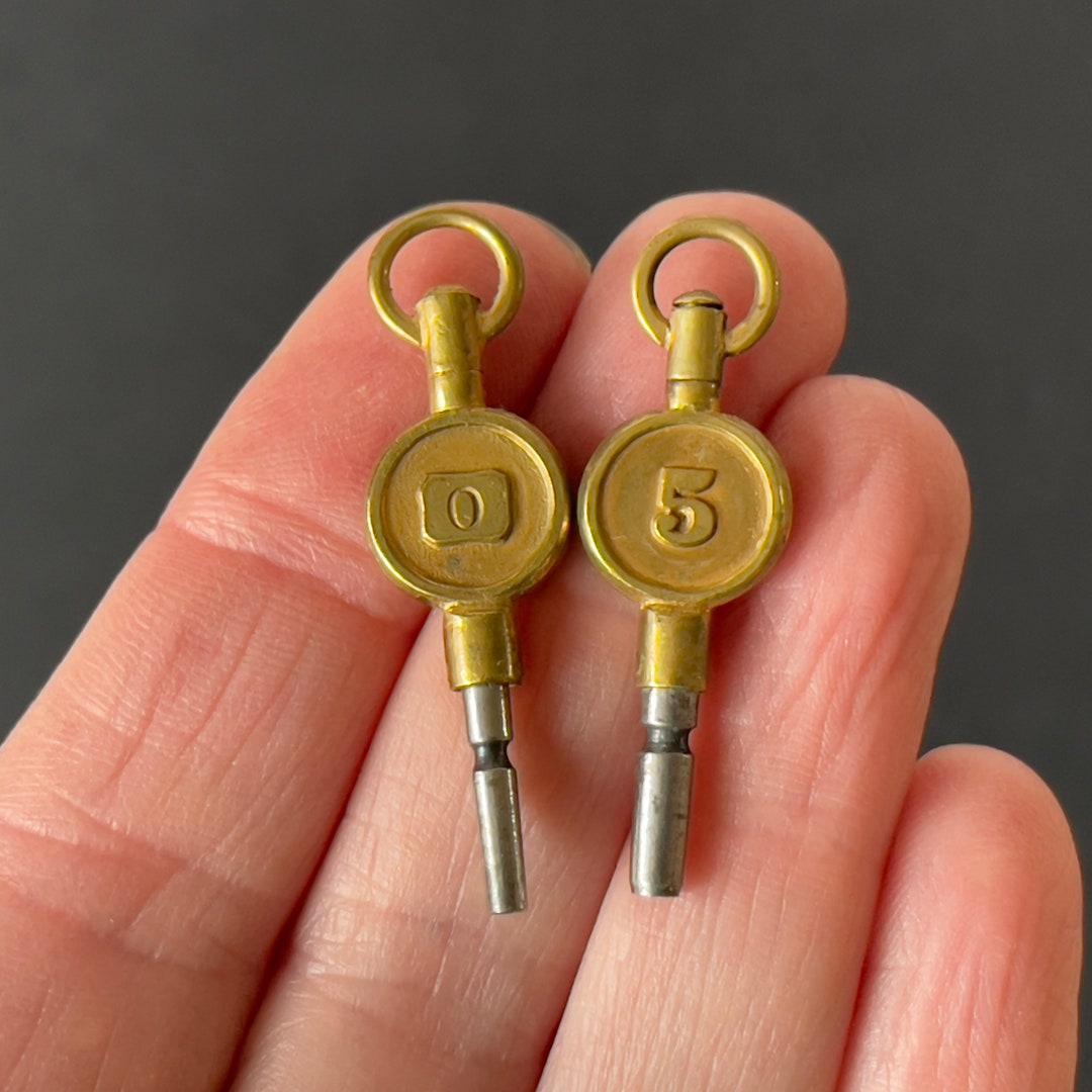 Antique/vintage Pocket Watch Keys/watch Keys/fob Keys Swivel Sizes 0 ...