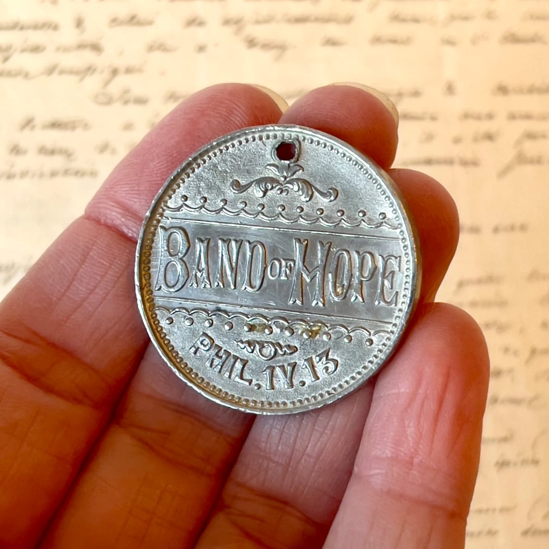 Antique Band of Hope Temperance Token/medallion/medal Religious ...