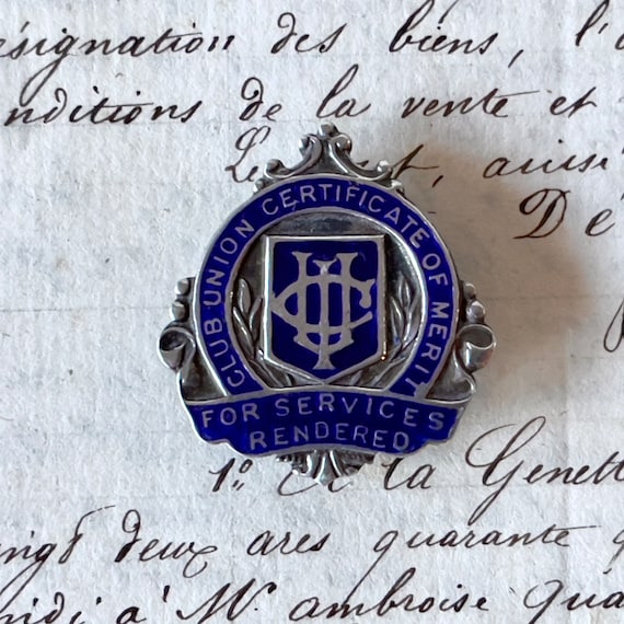 Antique/Vintage Club Union Lapel Badge/Button/Badge -… - Gem