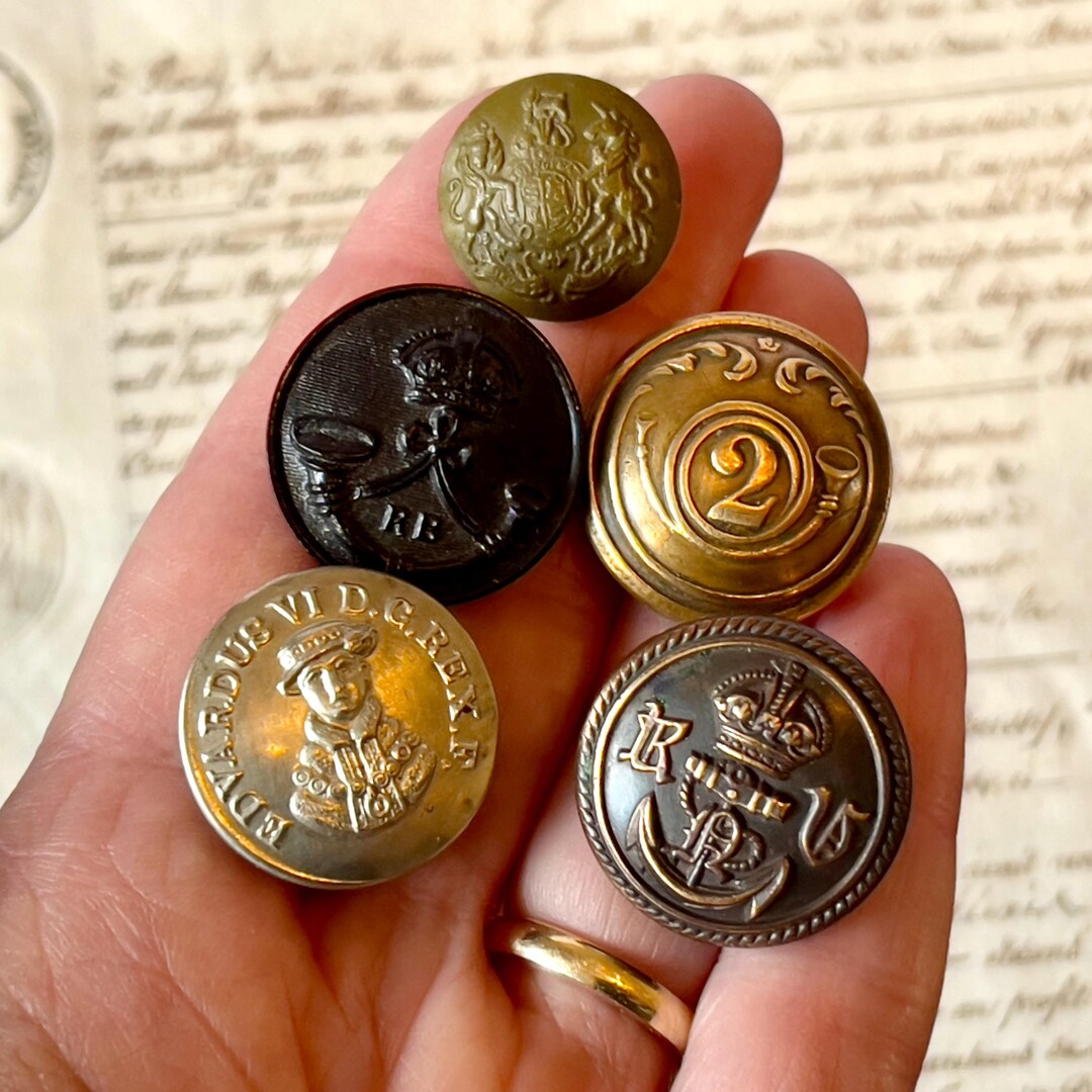 Vintage Collection of British Military Buttons/uniform Buttons. - Etsy