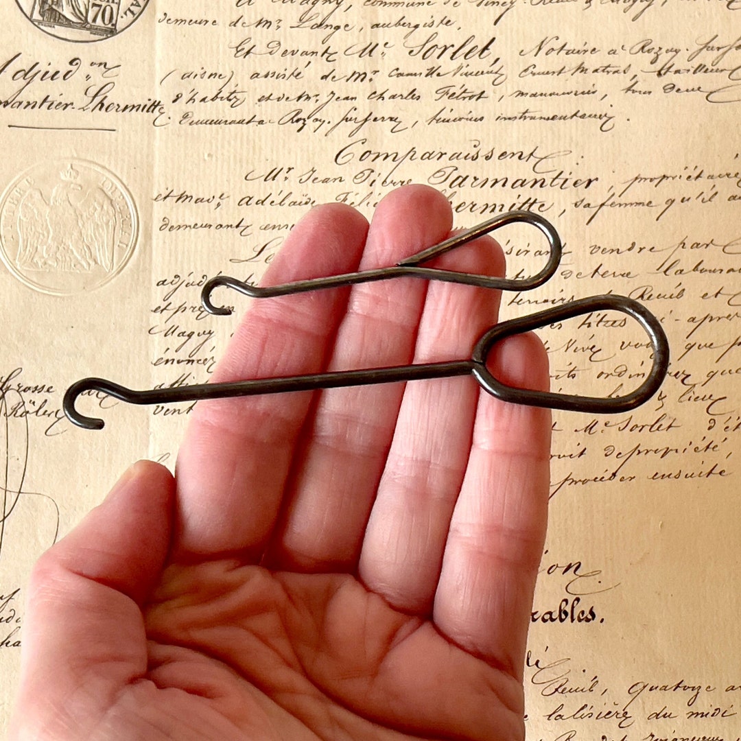 Antique/vintage Button Hooks - Steel Button Hooks - Early 20th Century ...
