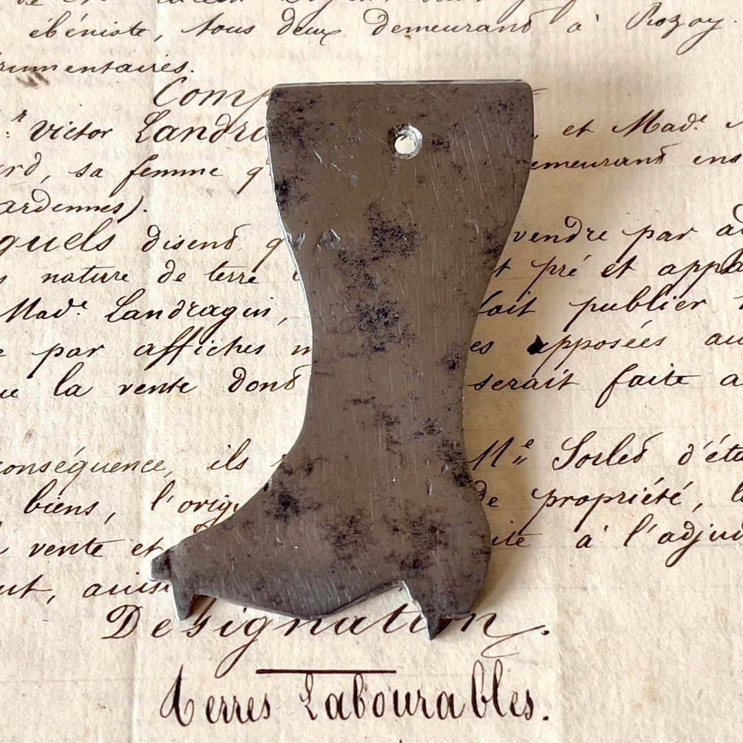Antique Hand-made Leatherworker's/cobbler's Tool - Boot Shaped ...