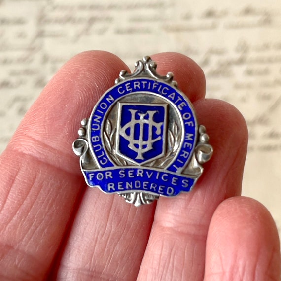 Antique/Vintage Club Union Lapel Badge/Button/Badge -… - Gem