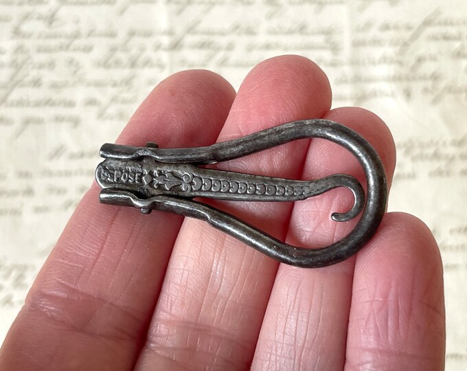 Antique/vintage Button Hook/folding Button Hook - 'mandoline' Style ...