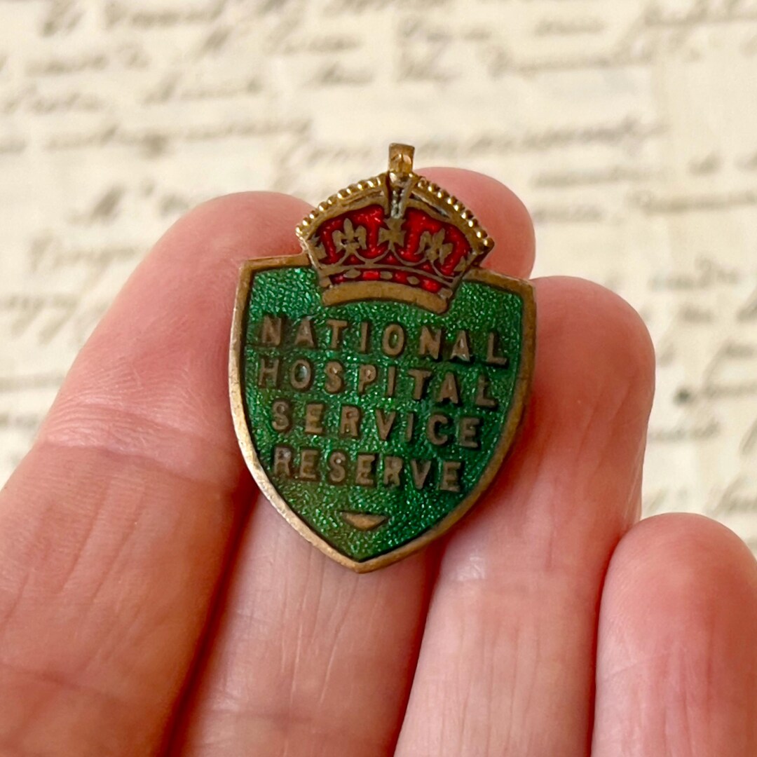 Vintage Cold War Era Enamel Badge/pinback - 'national Hospital Service ...