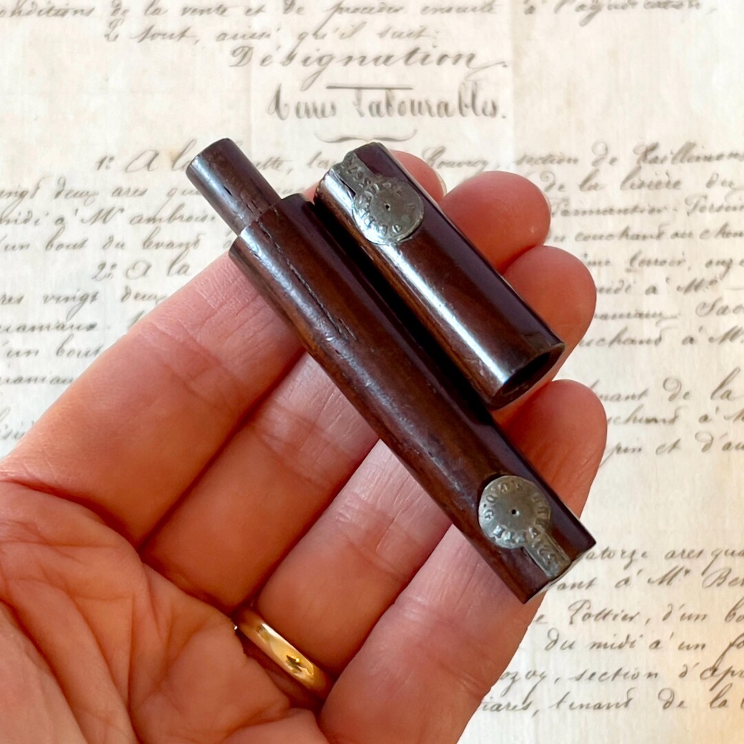 Antique/vintage French Needle Holder/needle Case/needlecase Rosewood ...