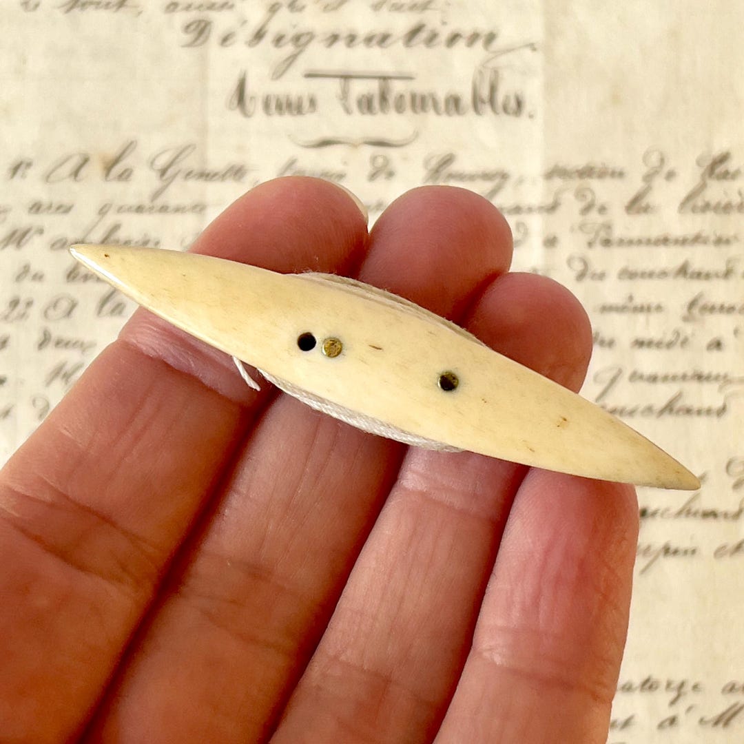 Antique Bone Tatting Shuttle/thread Bobbin/spool/reel/winder ...