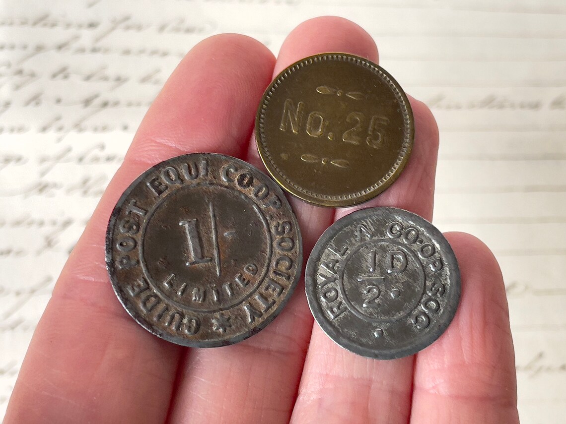 Vintage Tokens/trade Tokens 'good for 5c Package of - Etsy