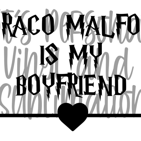 Draco Malfoy Svg - Etsy