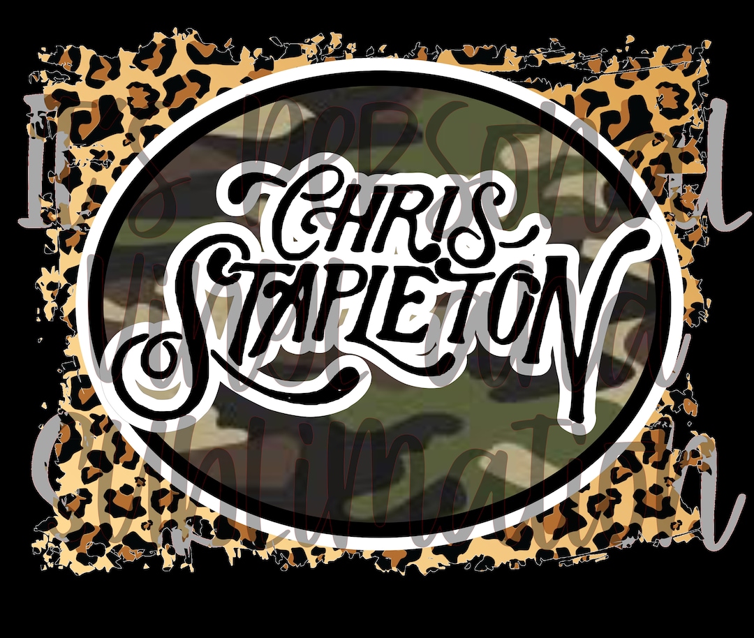 Chris Stapleton Camo and Cheetah PNG Digital Download 300 DPI Sublimation - Etsy
