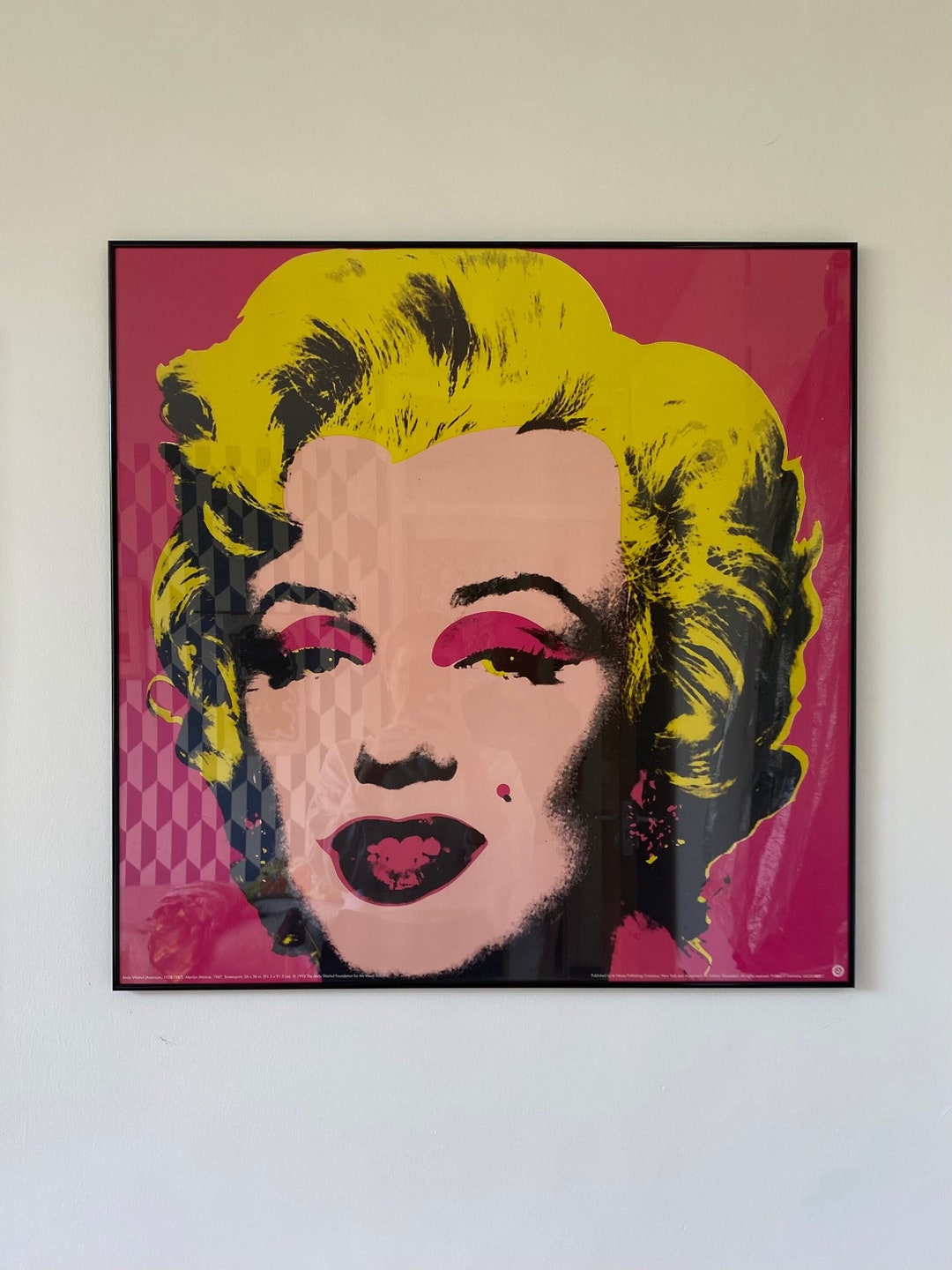 Andy Warhol Marilyn Munroe 1993 Original Exhibition Poster Print - Etsy