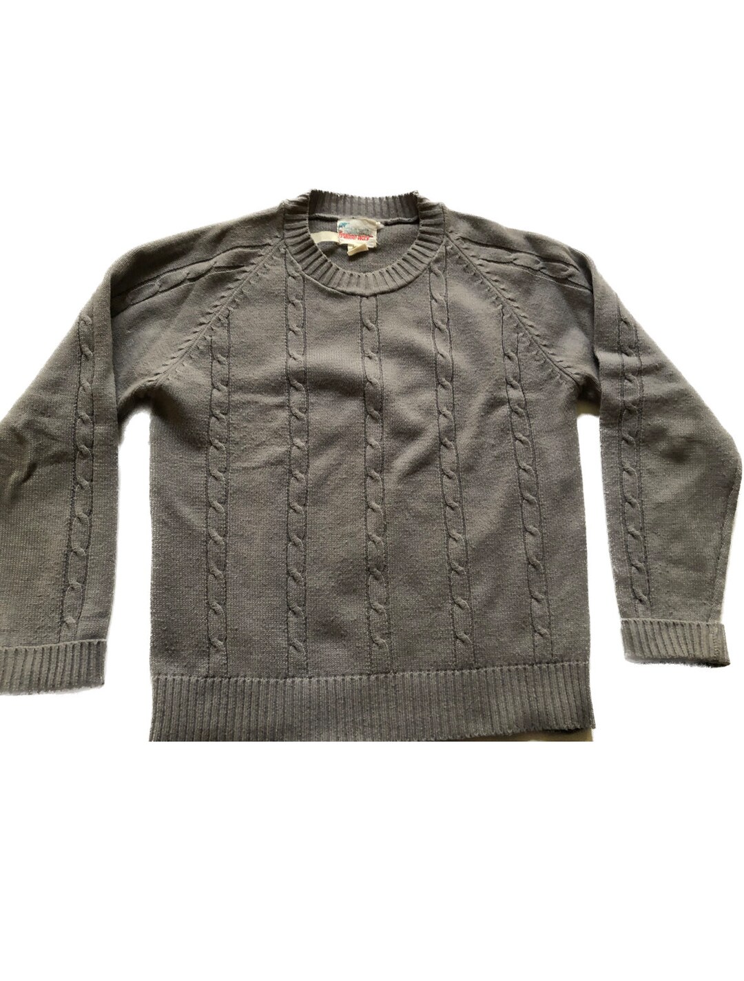 Vintage 1960s Mod Mens Sweater Prange Way Cable Knit Acrylic Small - Etsy