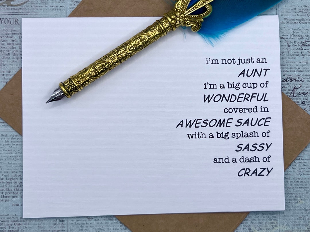 I M Not Just An Aunt I M A Big Cup Of Wonderful Covered In Awesome