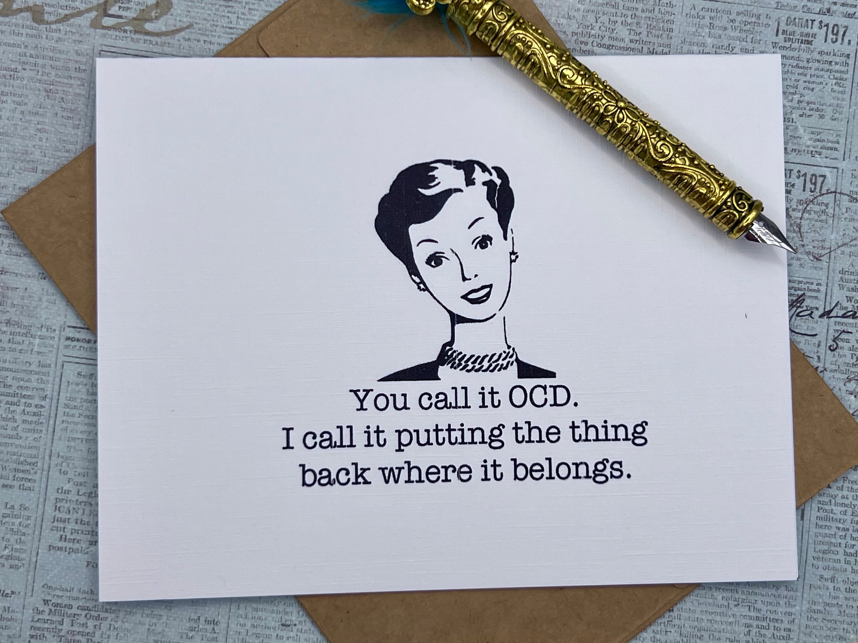 You Call It OCD. I Call It Putting the Thing Back Where It Belongs ...