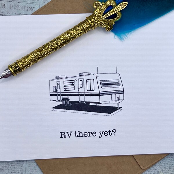 Rv Birthday Greeting Card - Etsy