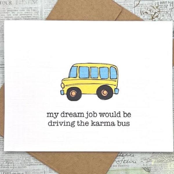 Karma Bus - Etsy