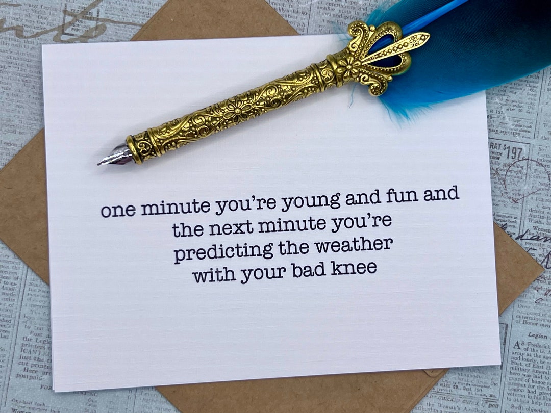One Minute You're Young and Fun and the Next Minute You're Predicting ...