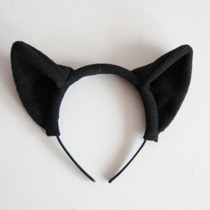 Black Panther Headband, Halloween Dress Up, Black Cat Costume, Black ...